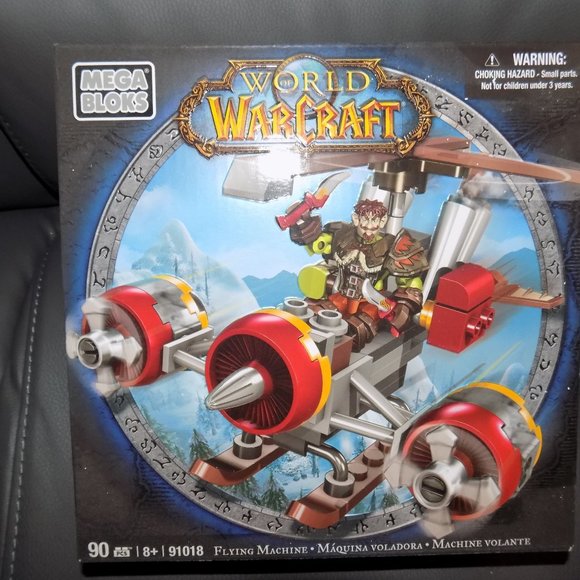 Mega Bloks | Toys | Mega Bloks World Of Warcraft Flying Machine 918 New ...